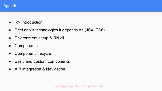 Hands on react native | PPT