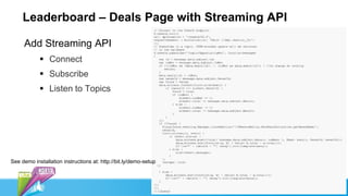 Build Your First Real-time App with the Streaming API | PPT