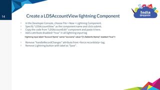 Salesforce Lightning Data Services- Hands on Training | PPT