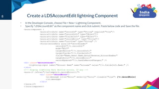Salesforce Lightning Data Services- Hands on Training | PPT