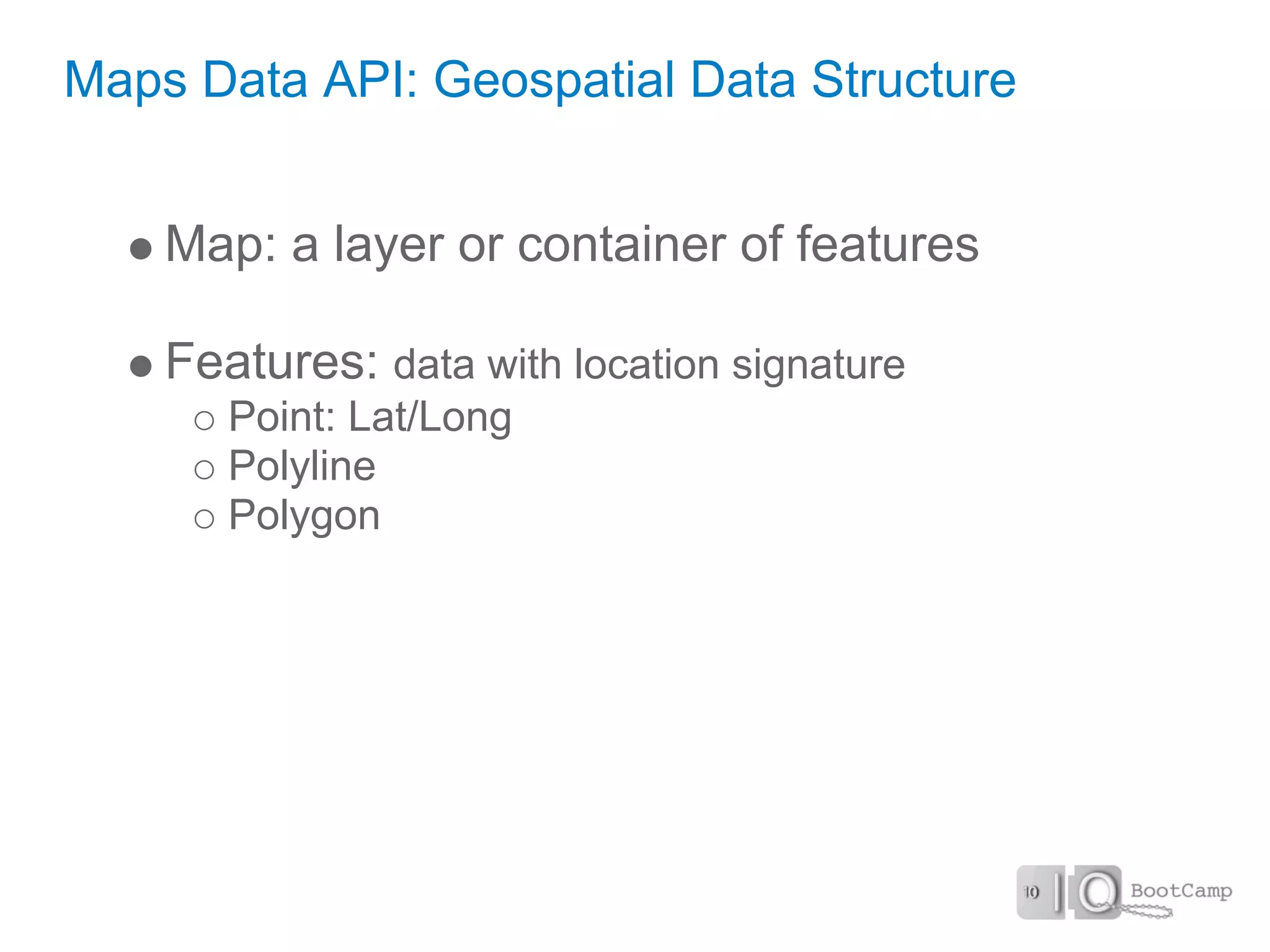 Hands on with the Google Maps Data API | PPT