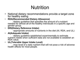Hands out in nutritions | PPT
