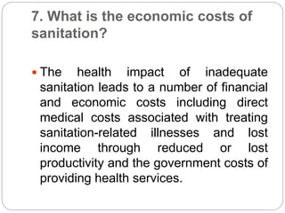 Handsout sanitation ppt | PPTX | Indoor Environmental Quality | Home ...