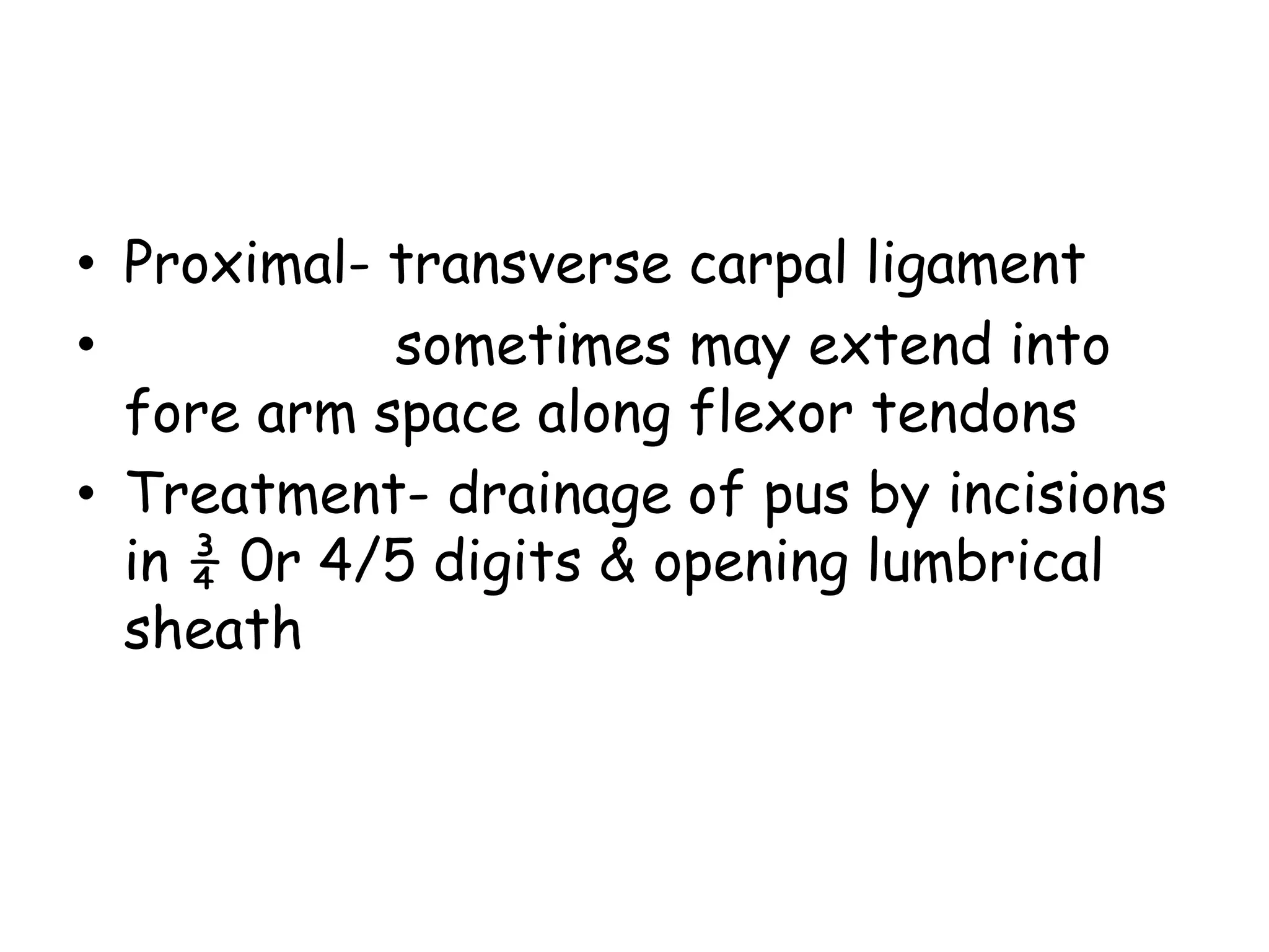 Hand spaces anatomy & infections | PPTX