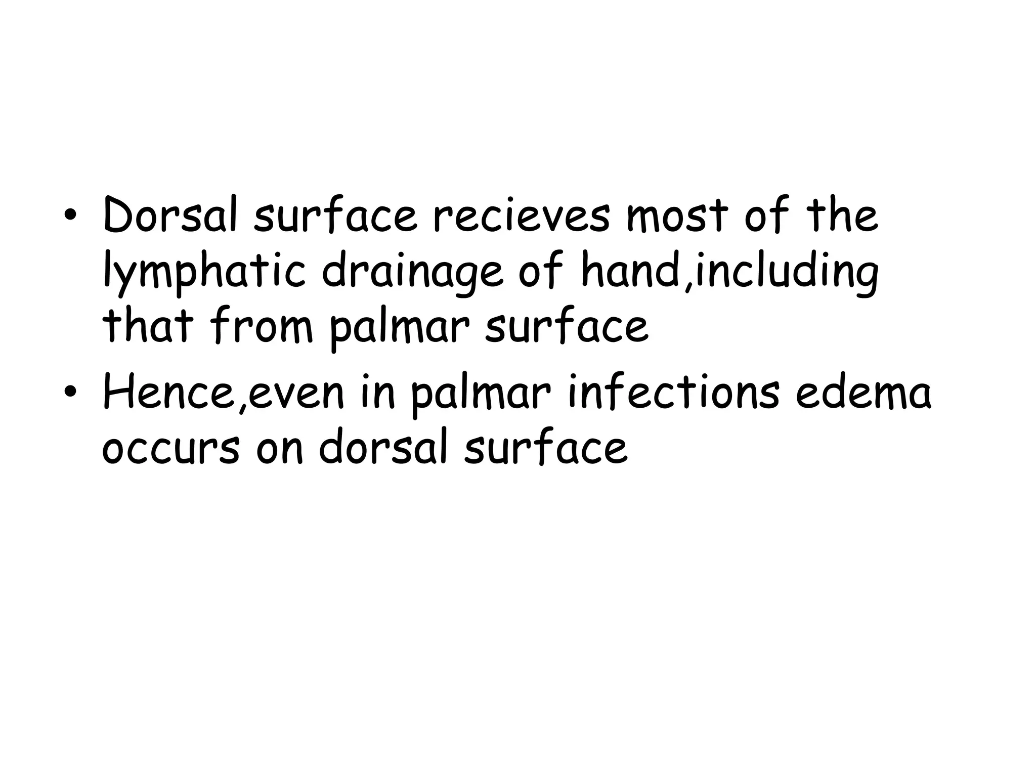 Hand spaces anatomy & infections | PPTX
