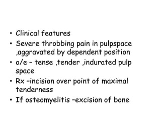 Hand spaces anatomy & infections | PPTX