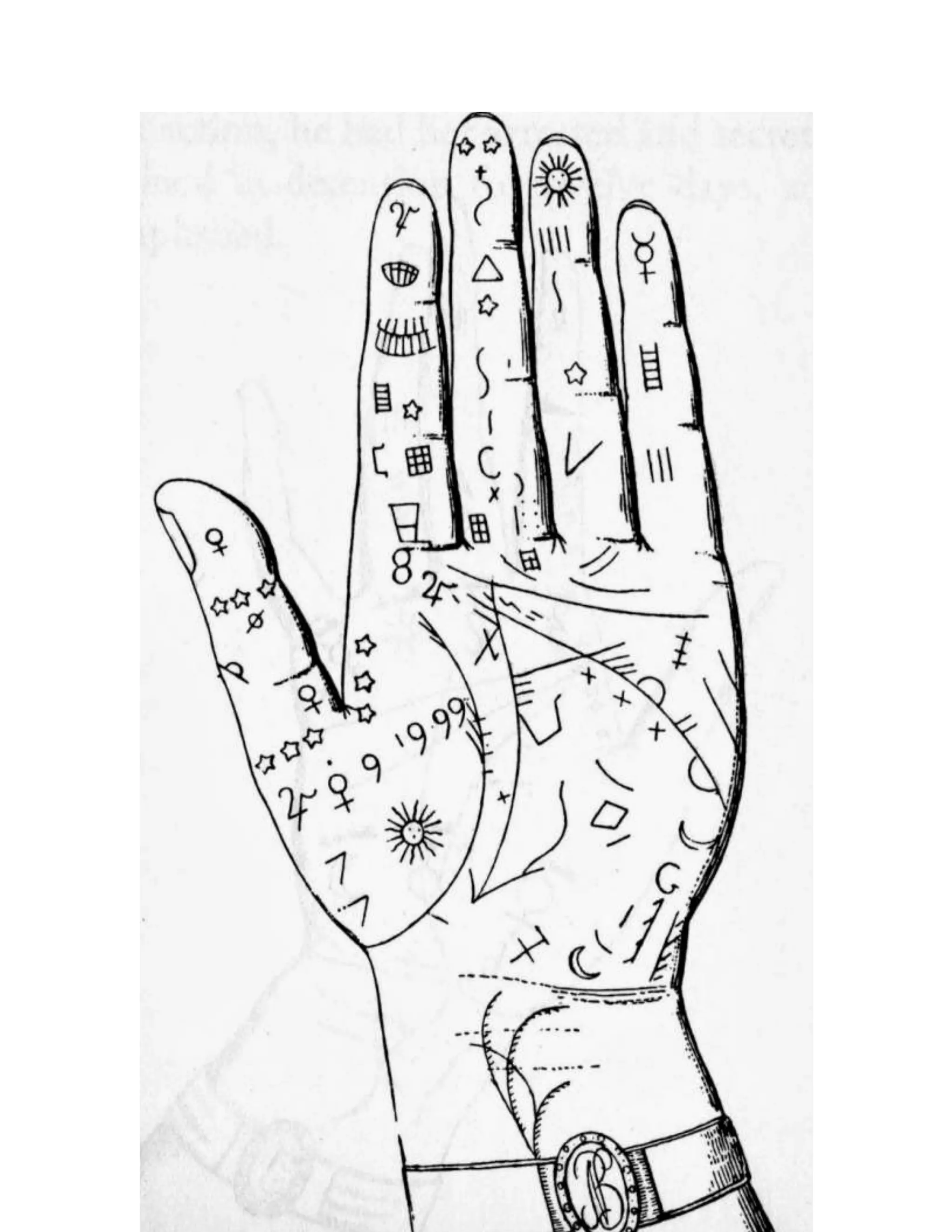 Hands palmistry left hand of napoleon bonaparte . | DOCX