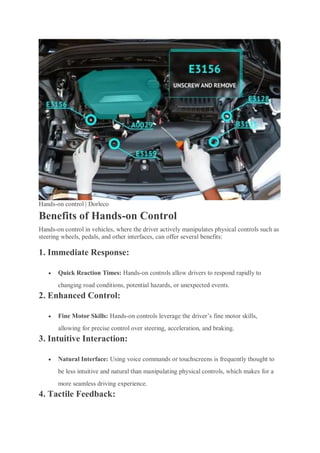 Hands-on control | Dorleco | PDF