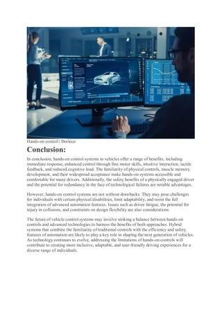 Hands-on control | Dorleco | PDF