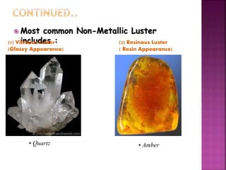 Studying Hand specimens & their Physical Properties | PPTX