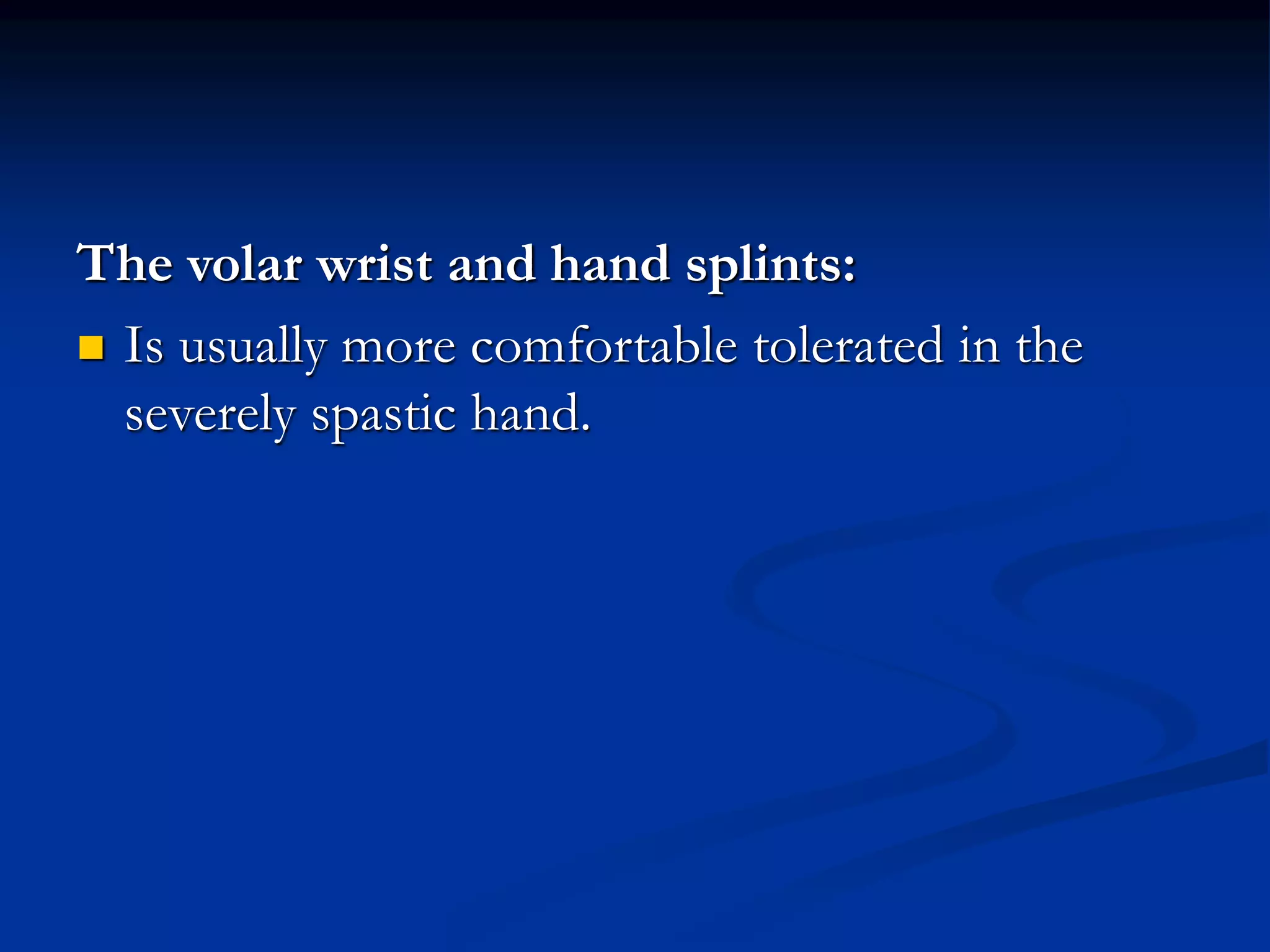 Hand splints | PPT