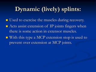 Hand splints | PPT