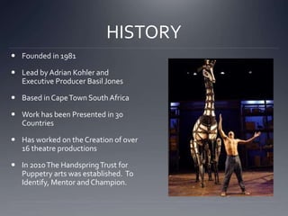 Handspring puppet company