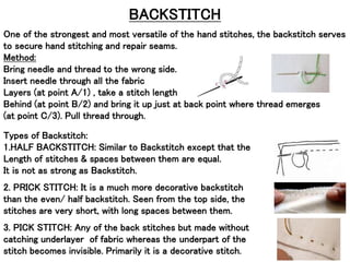 Hand stitches | PPTX