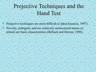 Hand Test for student to learn how to deal | PPTX