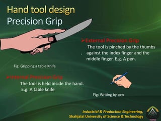 Hand tool design for ergonomics | PPTX