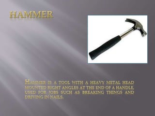 Handtools | PPTX
