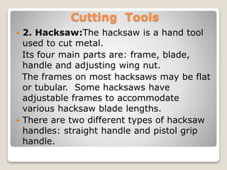 Hand and portable tools | PPTX