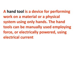 Computer System Servicing Hand Tools | PPTX