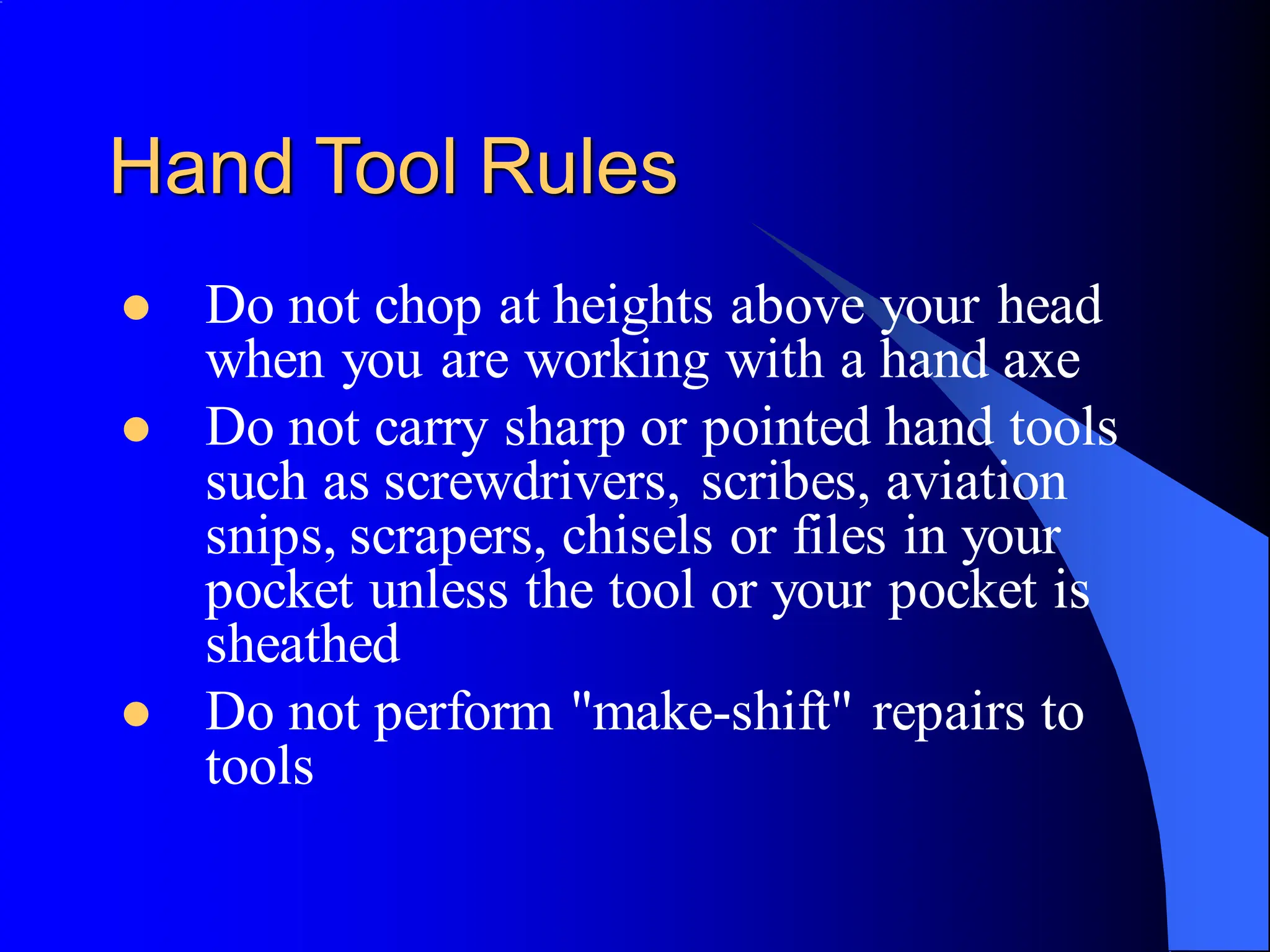 Hand Tool health Safety and environment. | PDF