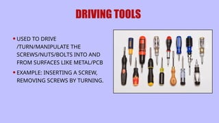 Hand tools and Common FaultsSSSSSSSS.pptx