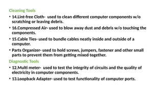 Computer/ICT/TLE -Hand Tools and Equipment.pptx