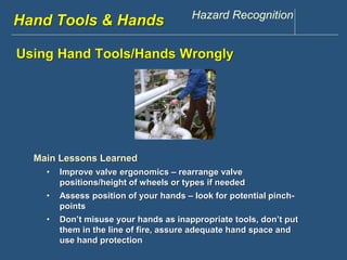 Hand tools and hand hazards ppt | PPTX