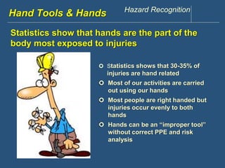 Hand tools and hand hazards ppt | PPTX