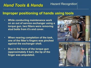 Hand tools and hand hazards ppt | PPTX