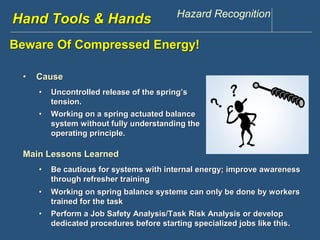 Hand tools and hand hazards ppt | PPTX