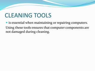 Hand tools in computer system servicing | PPTX