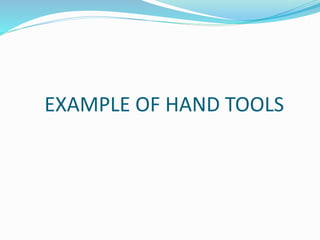 Hand tools in computer system servicing | PPTX
