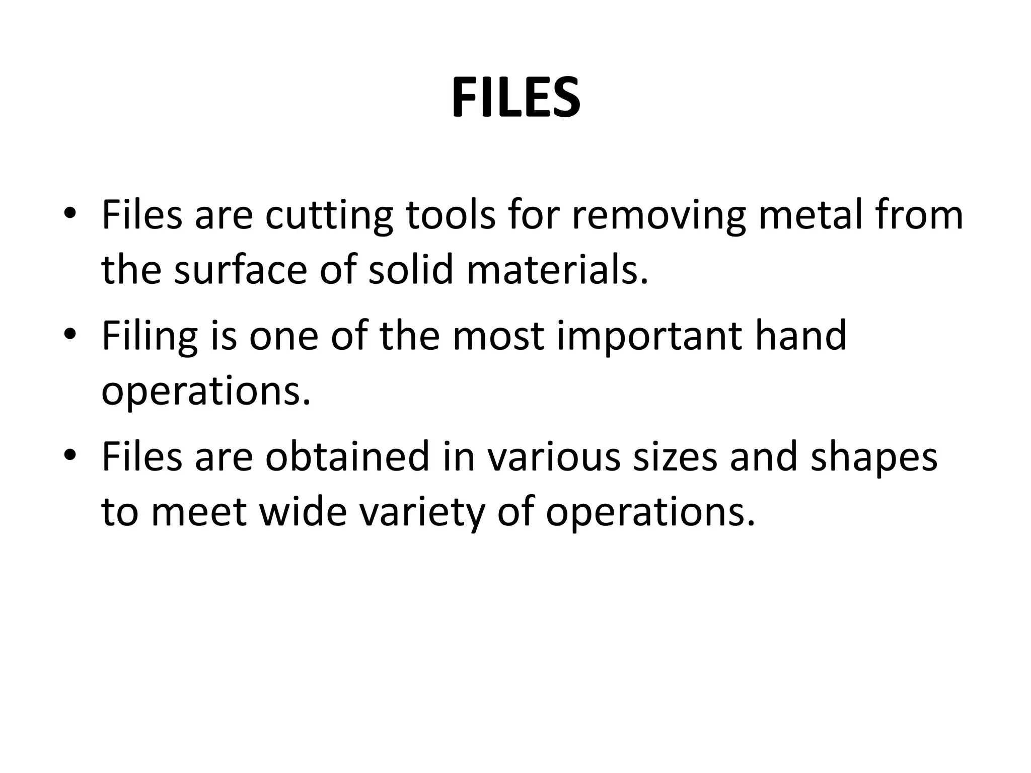 Hand Tools Practise - Mechanical.ppt for training and awareness in ...