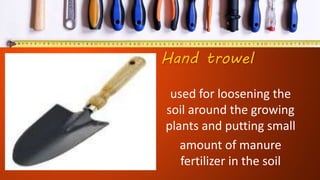 Hand tools presentation | PPTX