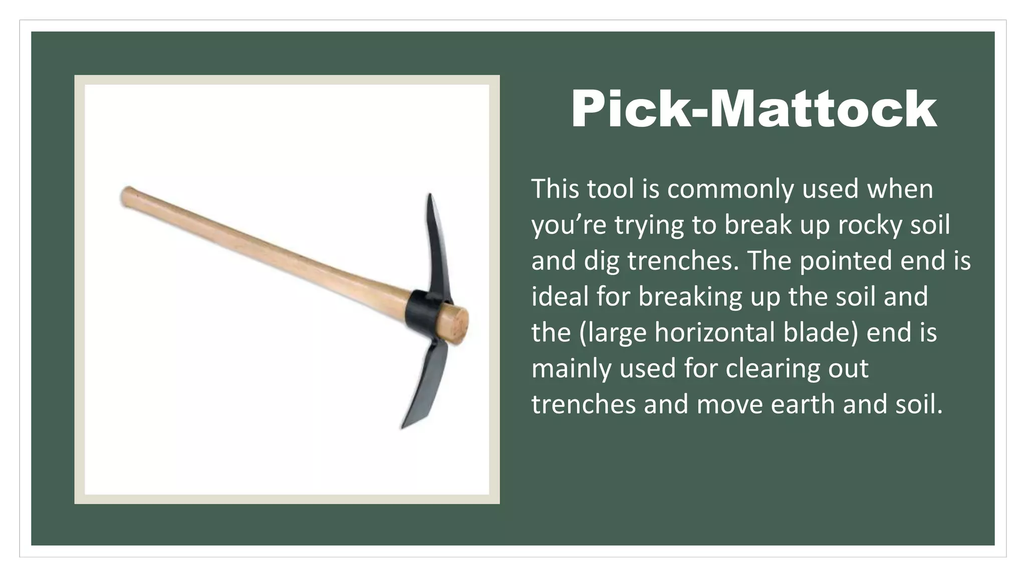Hand Tools Used in Horticultural Operations.pptx