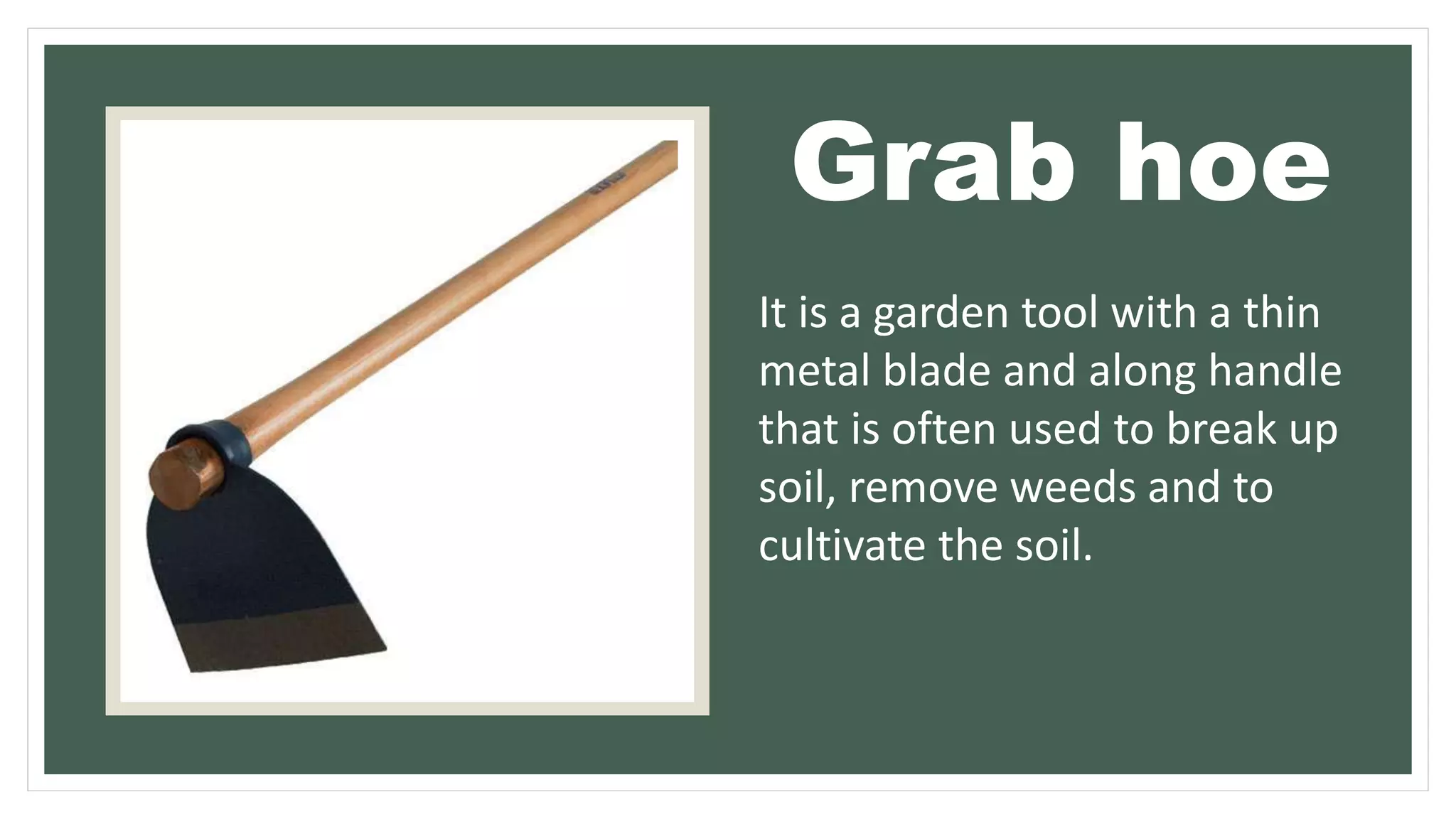 Hand Tools Used in Horticultural Operations.pptx