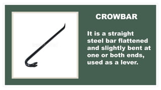 Hand Tools Used in Horticultural Operations.pptx