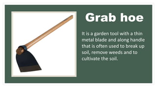 Hand Tools Used in Horticultural Operations.pptx