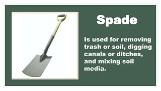 Hand Tools Used in Horticultural Operations.pptx