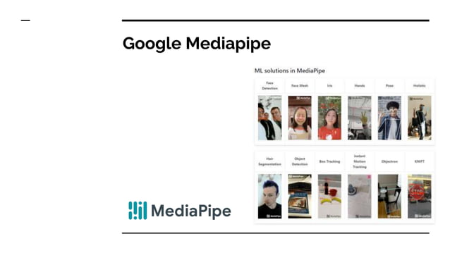 Google Media Pipe and Computer Vision | PPTX