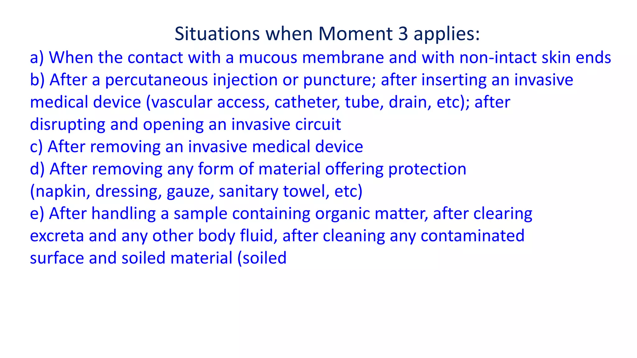 Hand Hygiene: WHO guidelines for hand hygiene-( know the medical facts ...