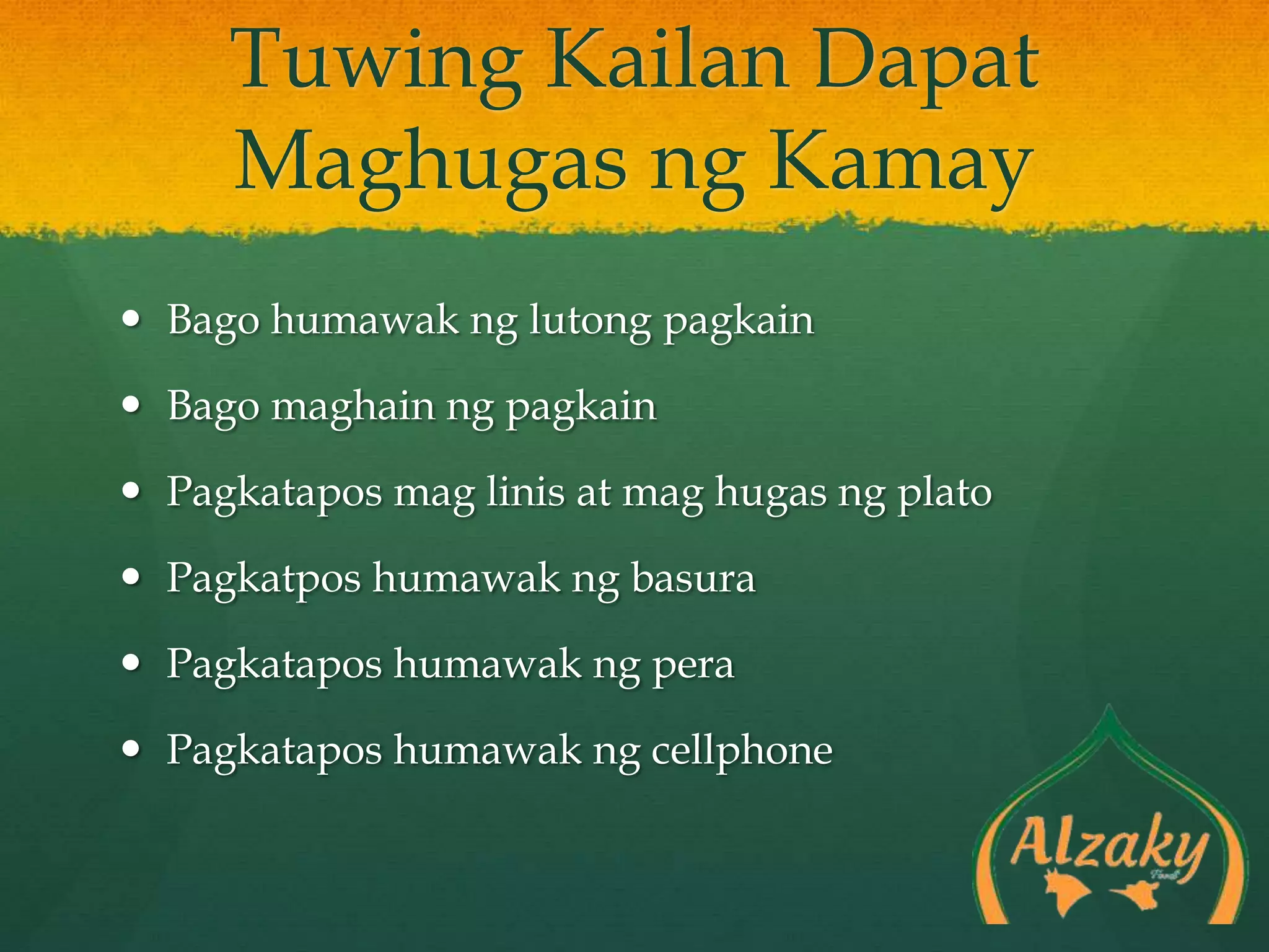 Wastong Paghuhugas ng Kamay | PPTX