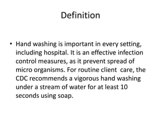 Handwashing | PPT