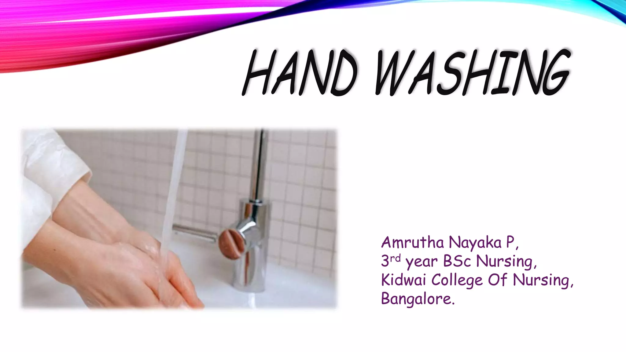 Hand washing | PPTX