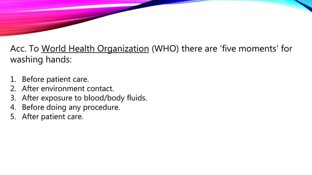 Hand washing | PPTX | Bath and Shower | Personal Care