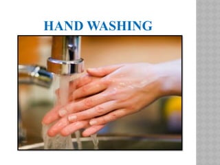 hand washing presentation by Mr. joydebiswas | PPTX
