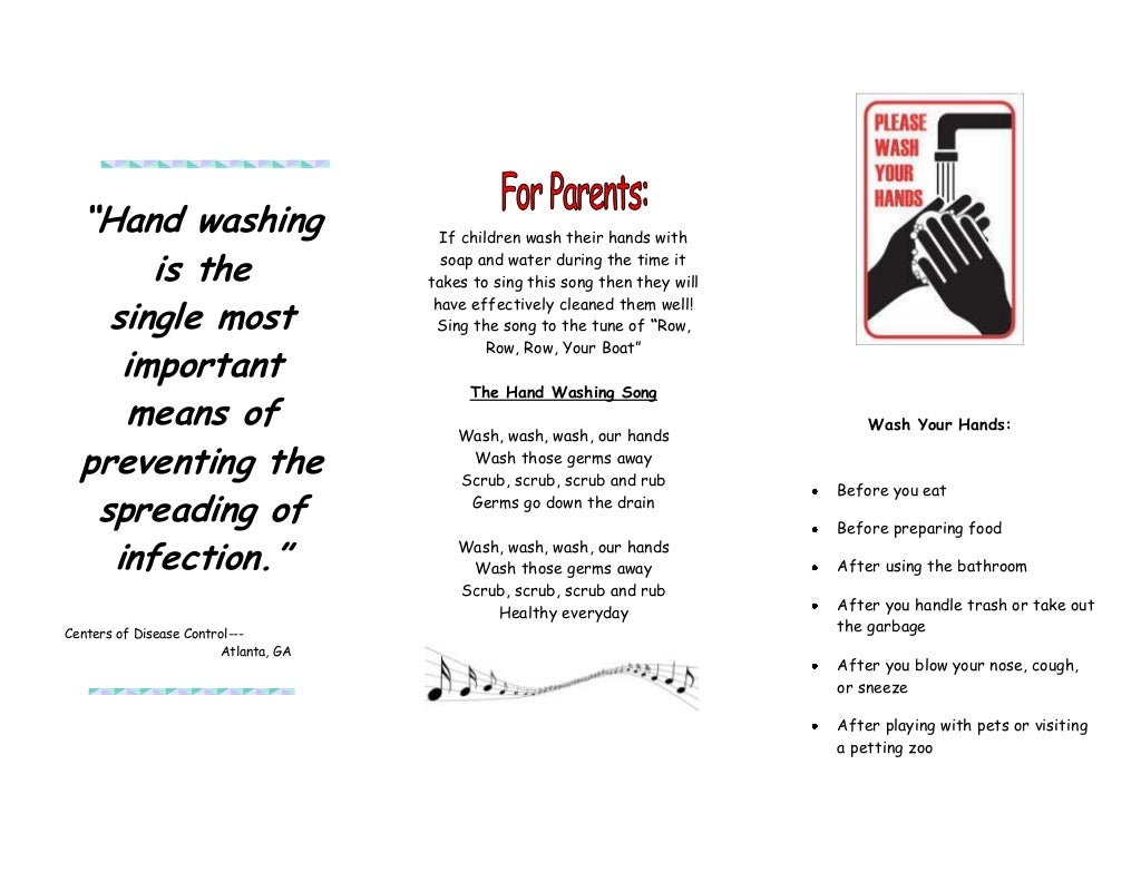 Hand Hygiene Brochures For Visitors