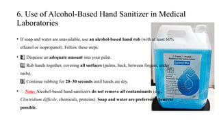 Hand Hygiene in a Medical Laboratory Practice | PPTX