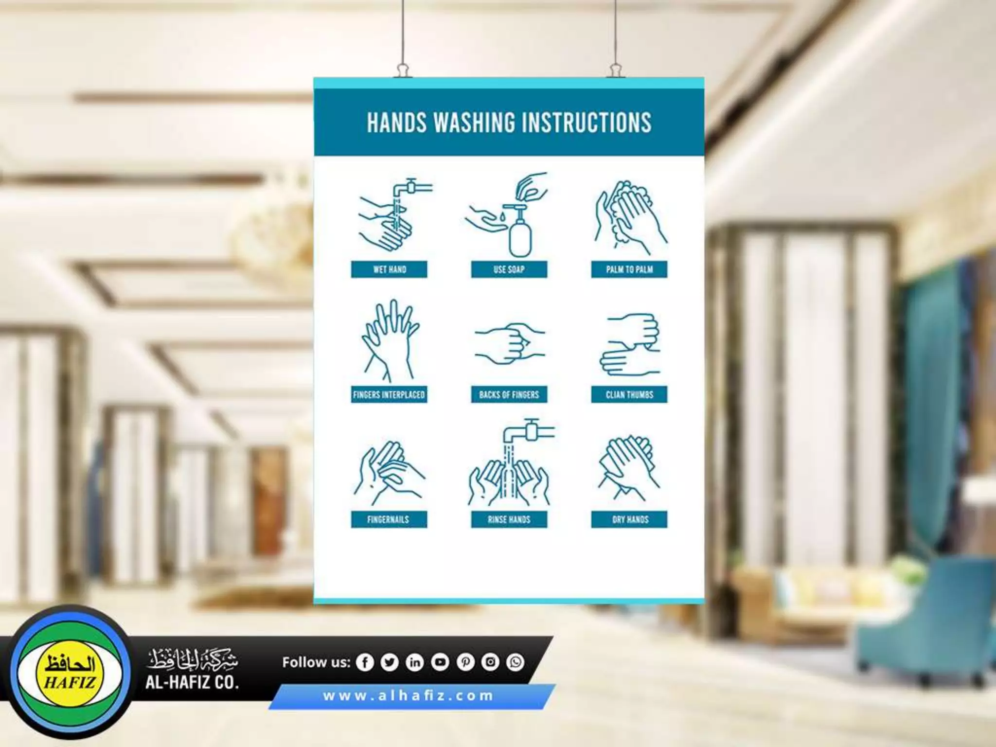 Handwashing instruction posters for school | PPT