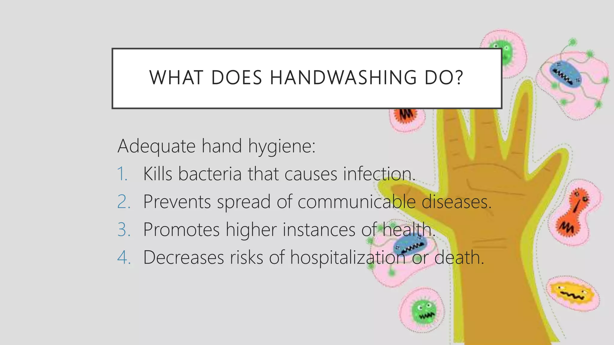 The Importance Of Handwashing | PPTX
